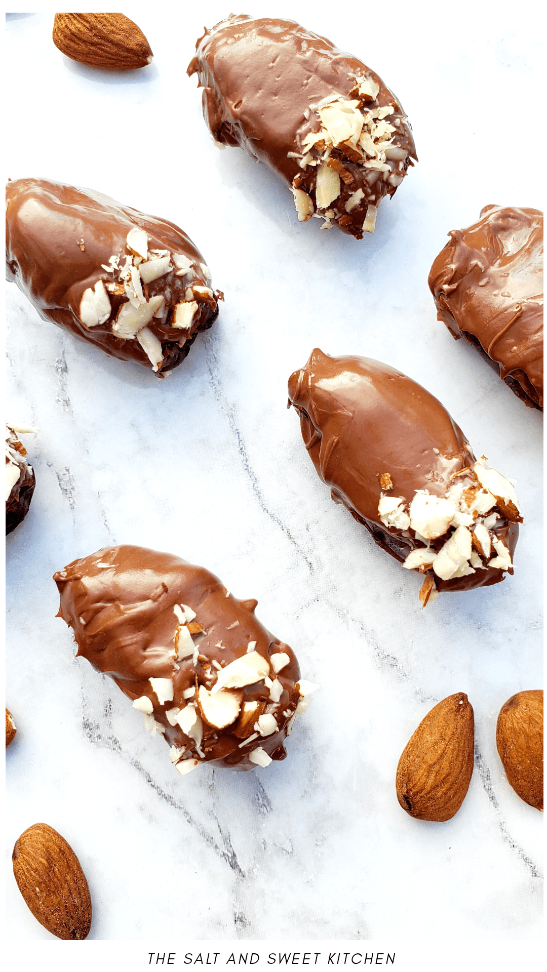 Almond Chocolate Covered Dates-The Salt and Sweet Kitchen