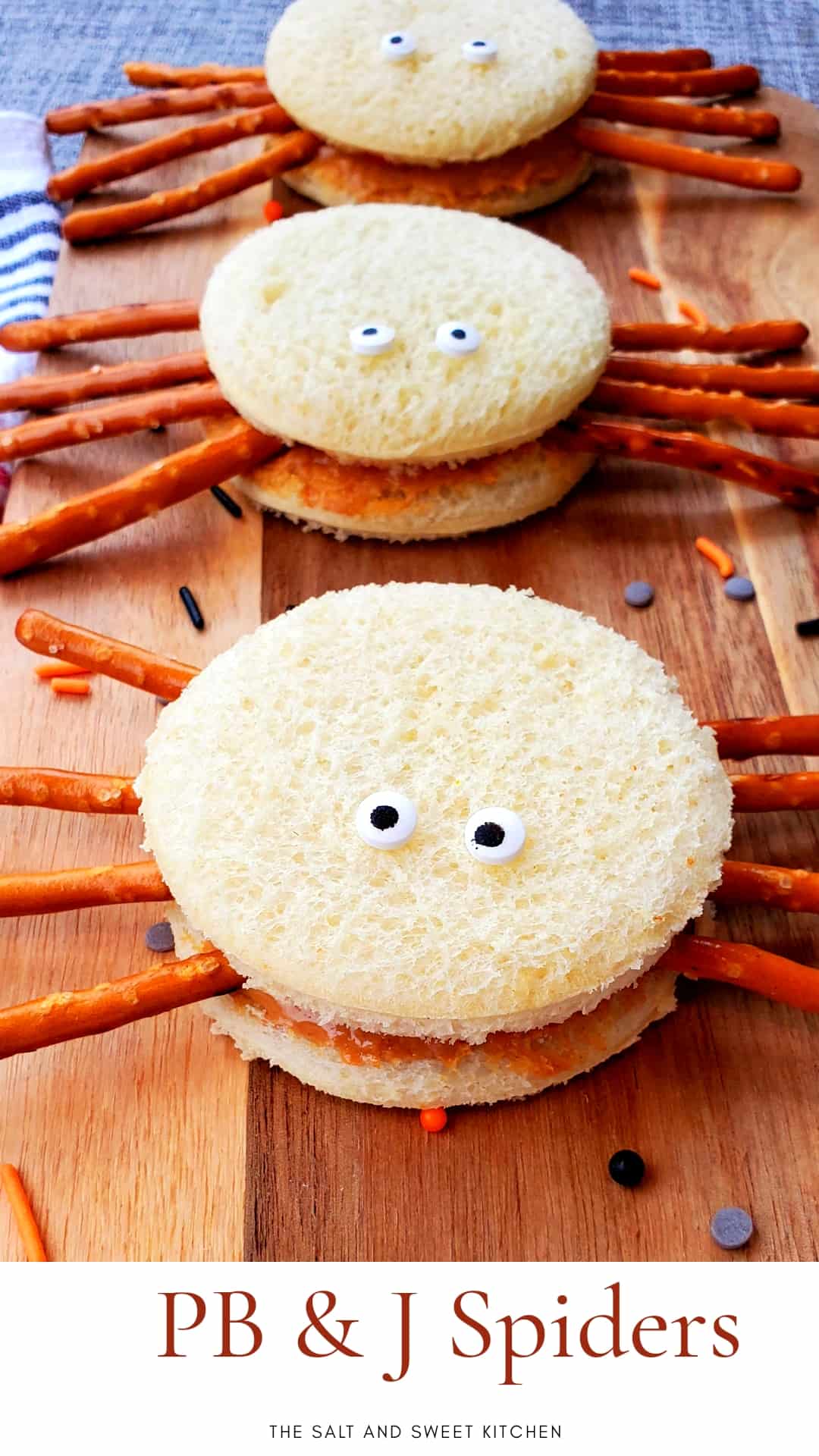 Peanut Butter and Jelly Spiders- The Salt and Sweet Kitchen
