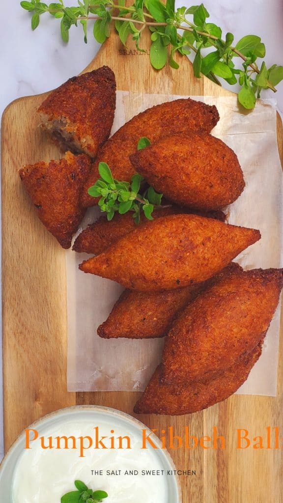 Pumpkin Kibbeh Balls- The Salt and Sweet Kitchen