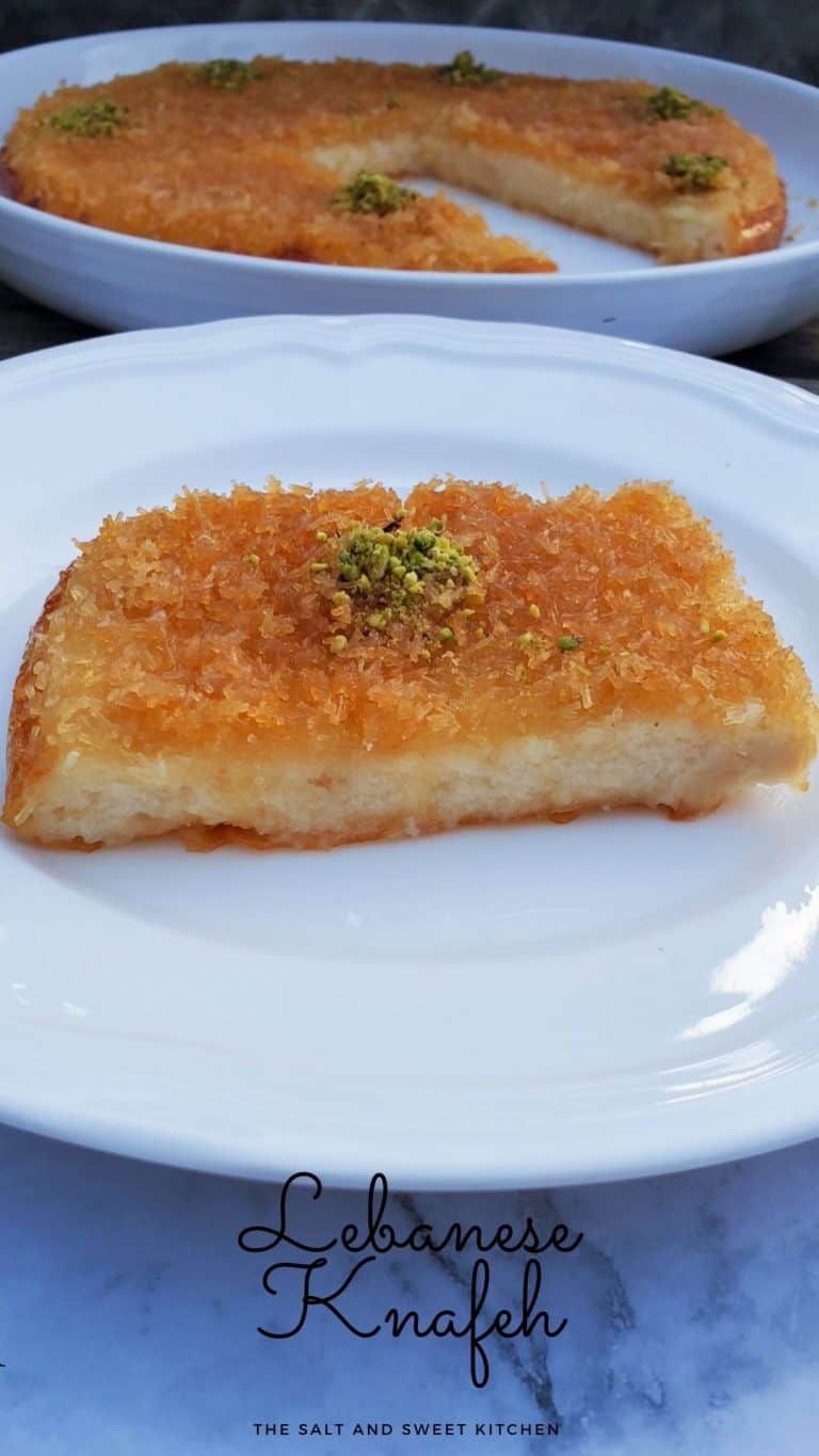 Knafeh Recipe - The Salt and Sweet Kitchen