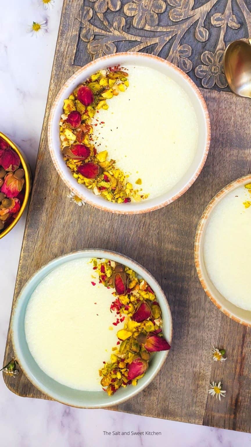 Mahalabia -Lebanese Milk Pudding- Salt & Sweet