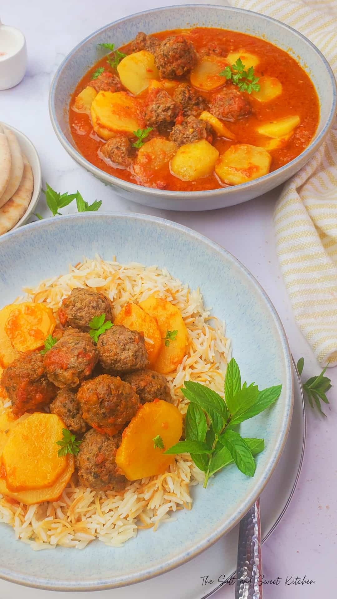 Kafta Stew (Lebanese) - The Salt and Sweet Kitchen