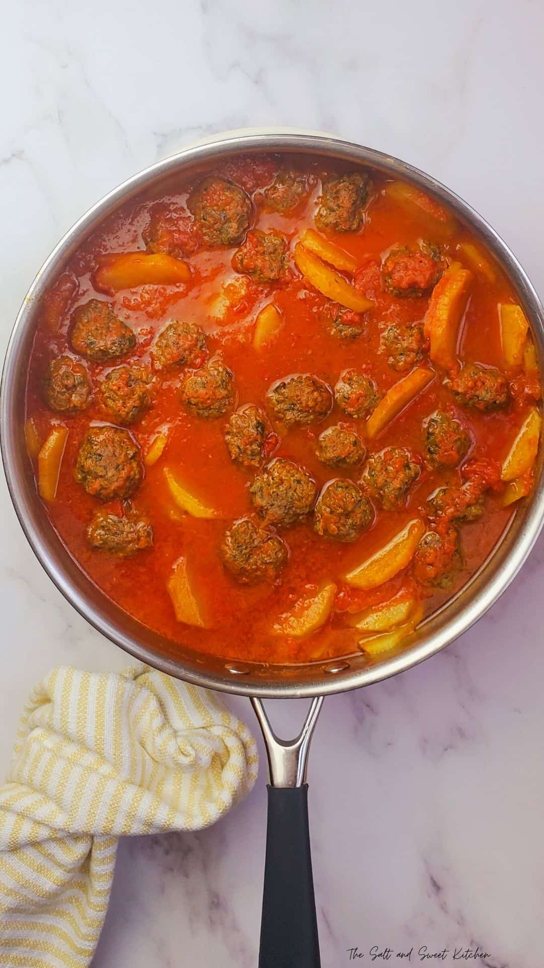 Kafta Stew (Lebanese) - The Salt and Sweet Kitchen
