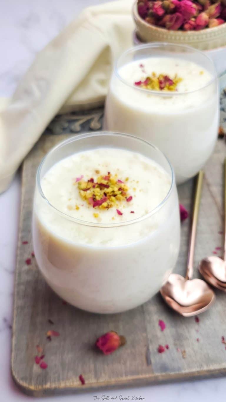 Lebanese Rice Pudding(Riz Bi Haleeb)- The Salt and Sweet Kitchen
