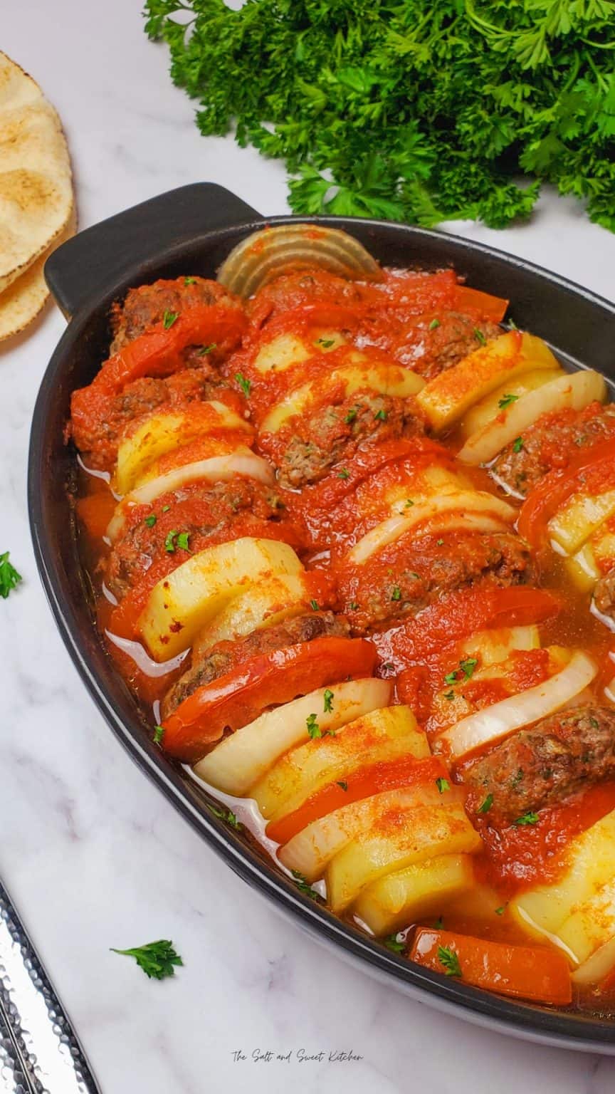 Kafta bil Sanieh- The Salt and Sweet Kitchen