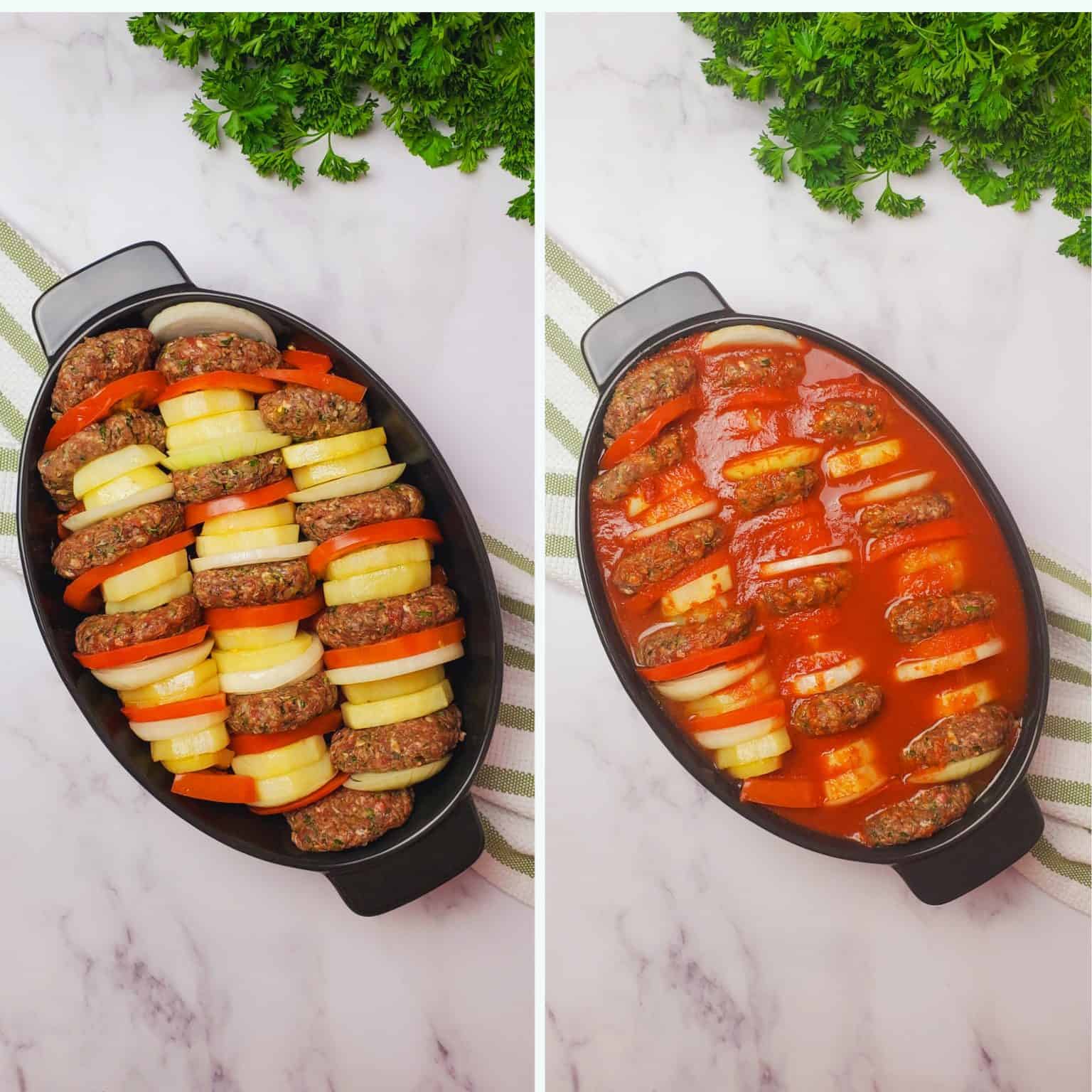 Kafta bil Sanieh- The Salt and Sweet Kitchen