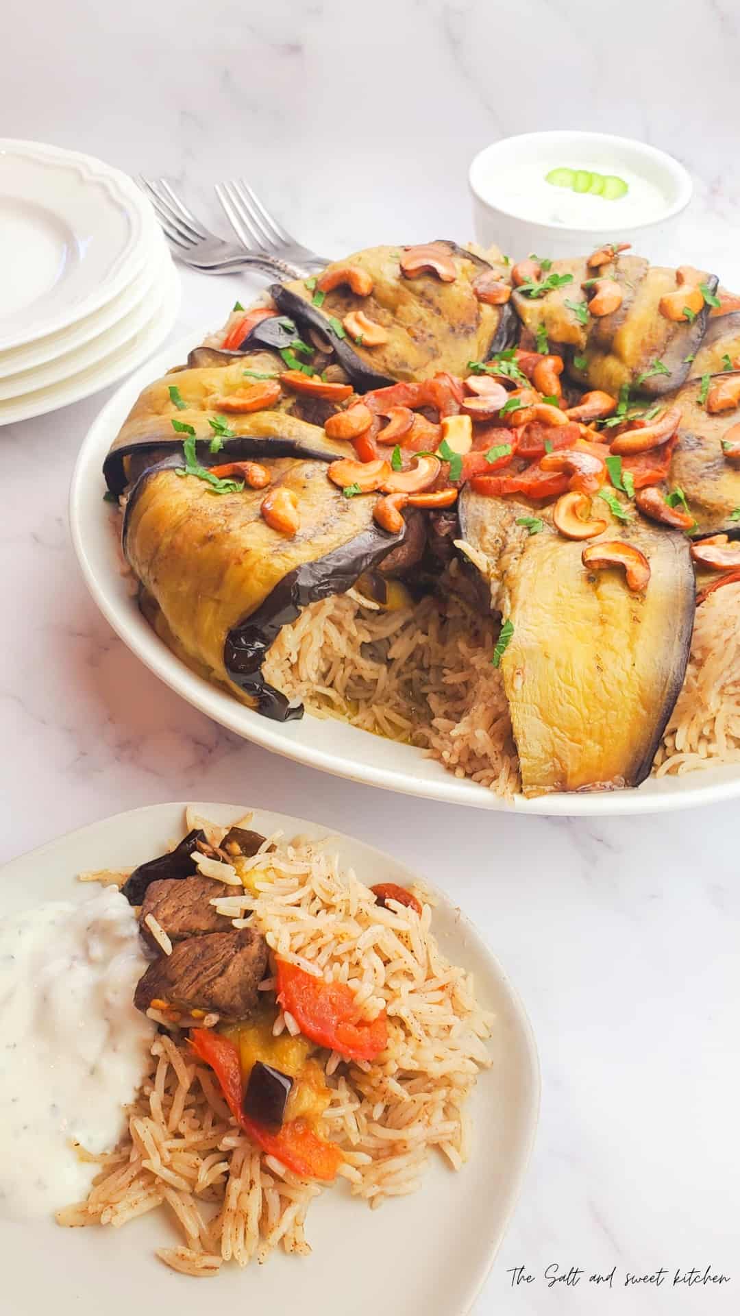 Makloubeh- The Salt and Sweet Kitchen