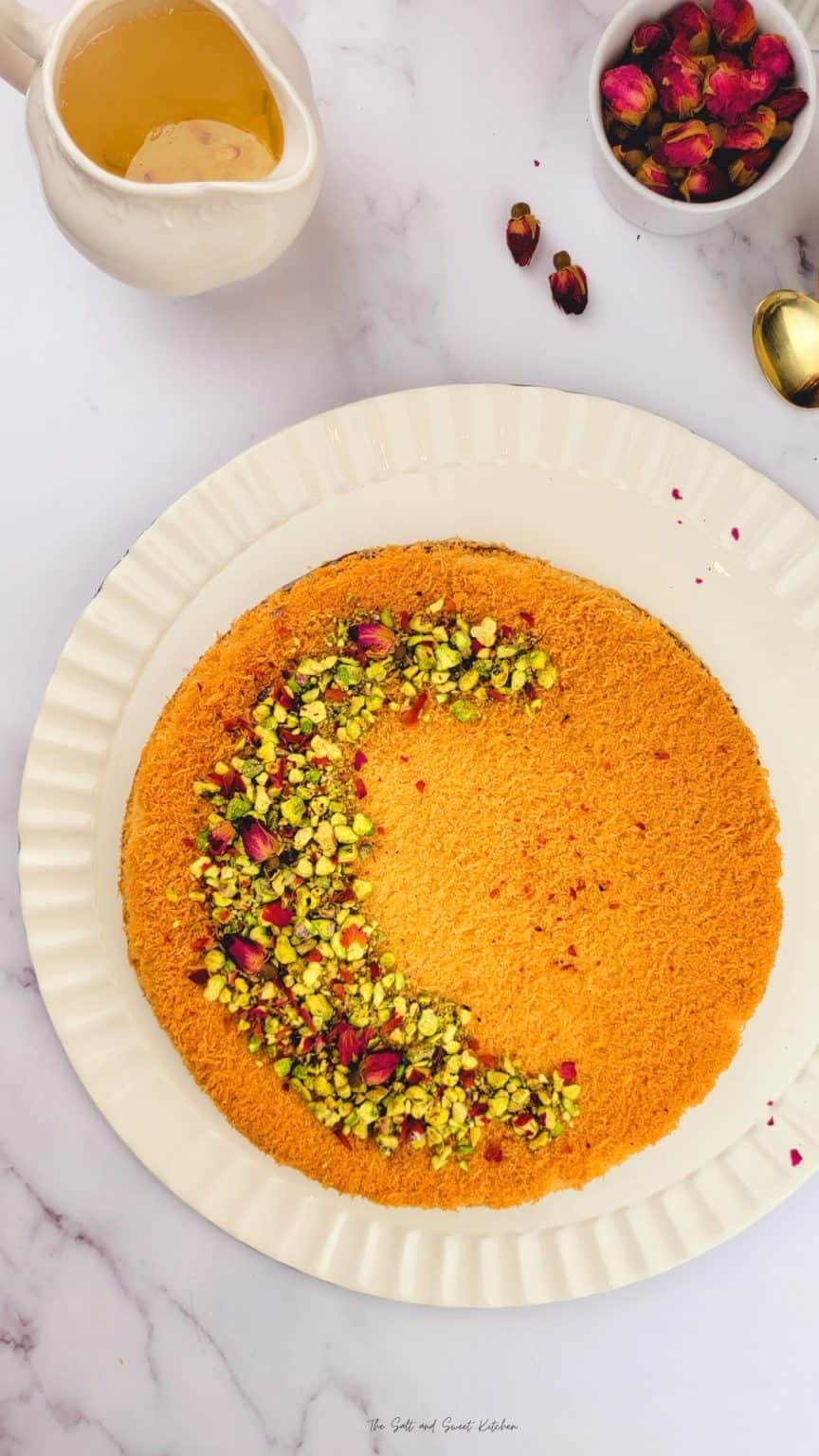 Knafeh Recipe - The Salt and Sweet Kitchen