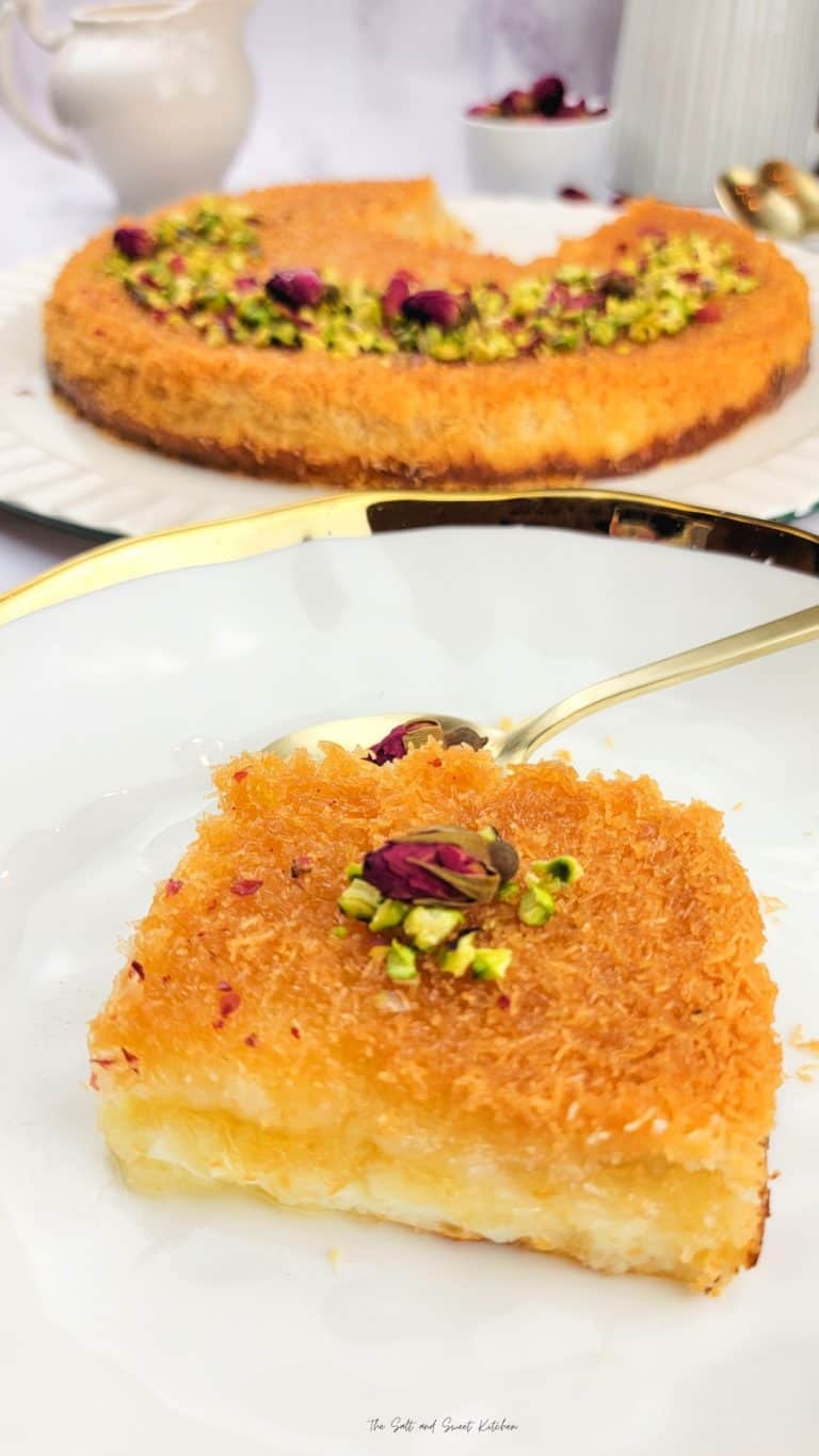 Knafeh Recipe - The Salt and Sweet Kitchen