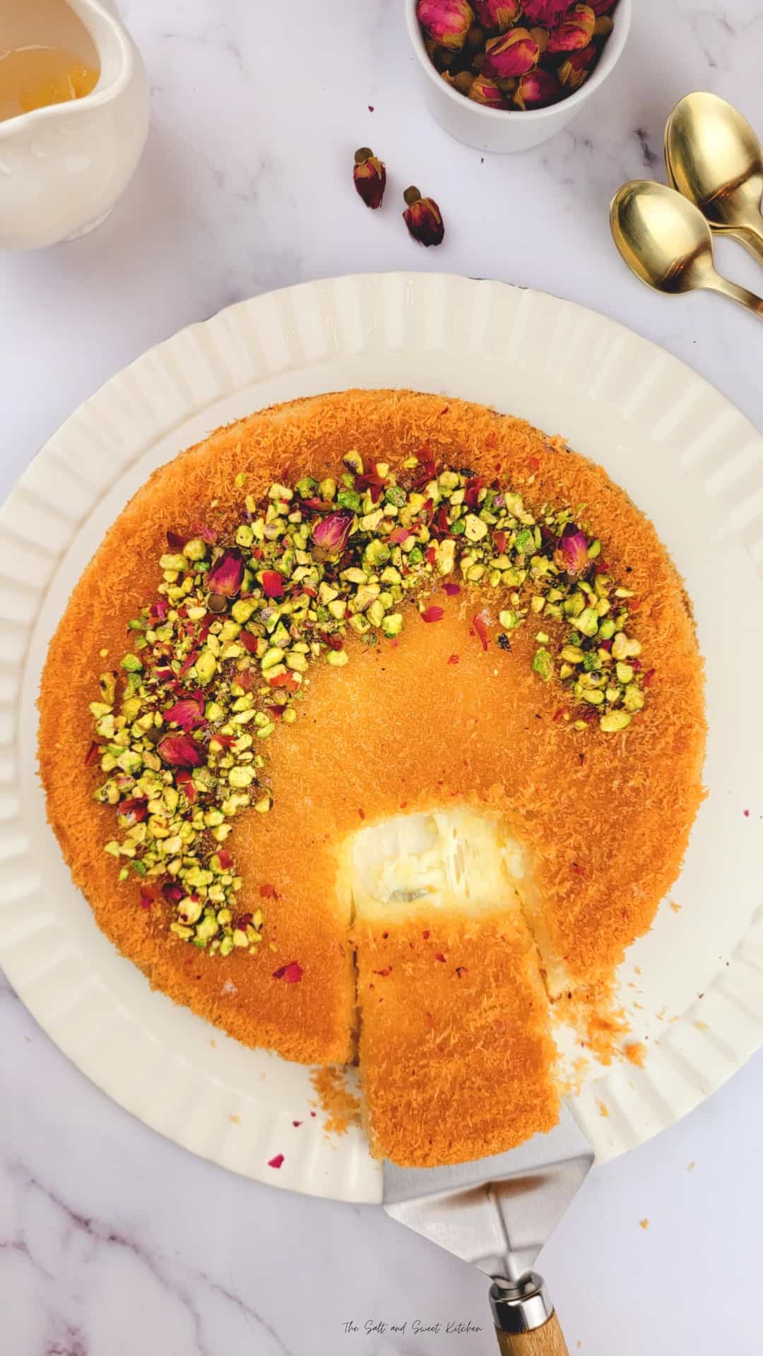 Knafeh Recipe - The Salt and Sweet Kitchen