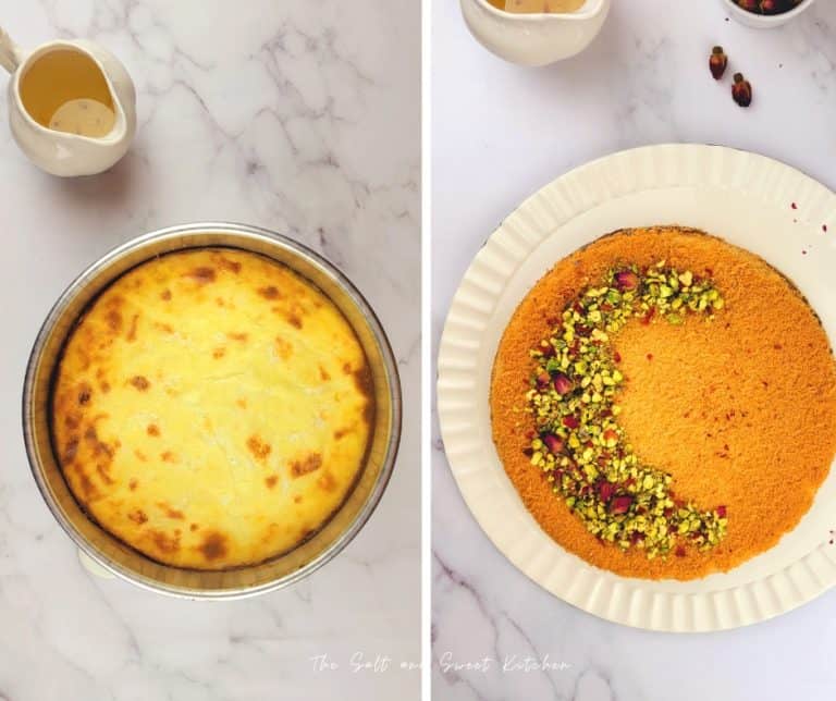 Knafeh Recipe - The Salt and Sweet Kitchen