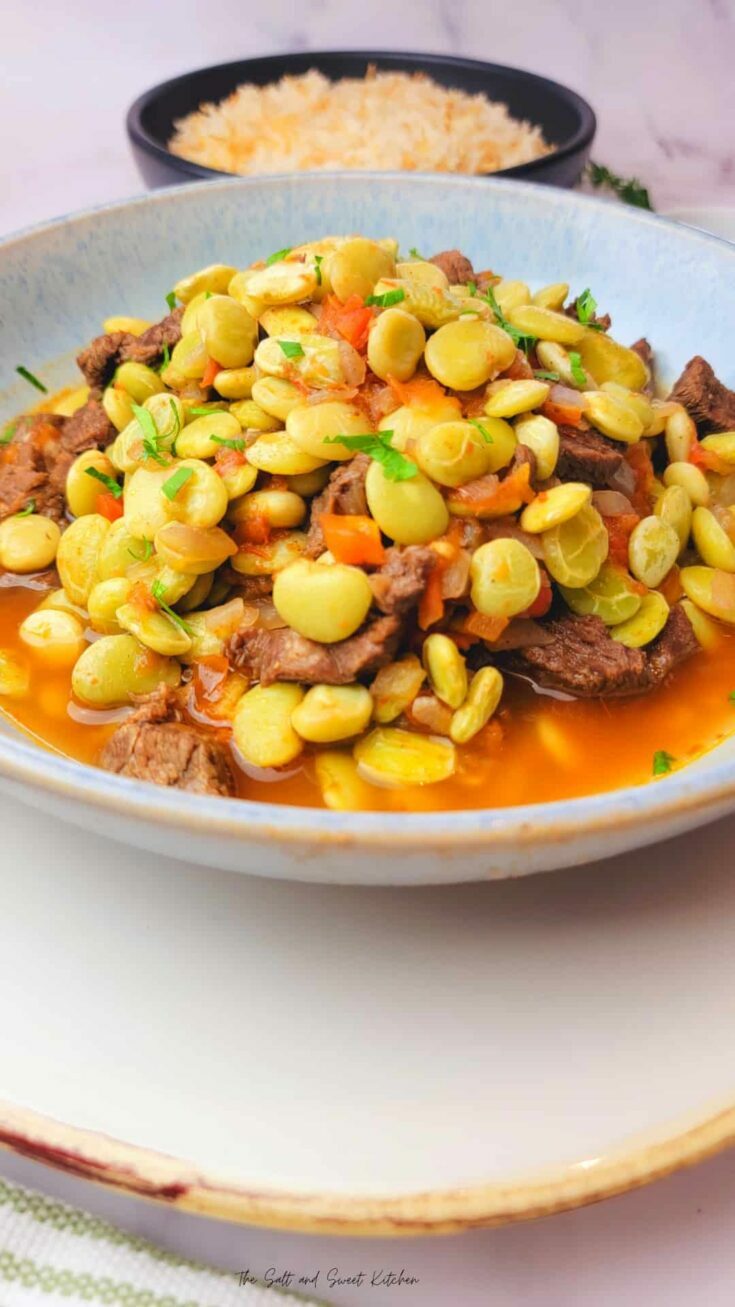 Beef Stew with Lima Beans - The Salt and Sweet Kitchen