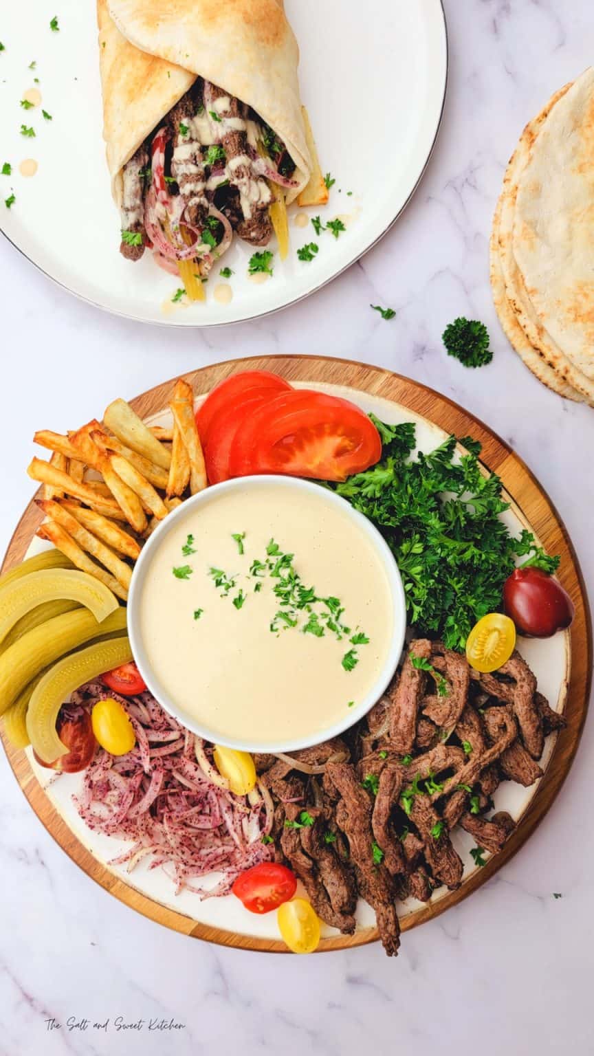 Lebanese Beef Shawarma- The Salt and Sweet Kitchen