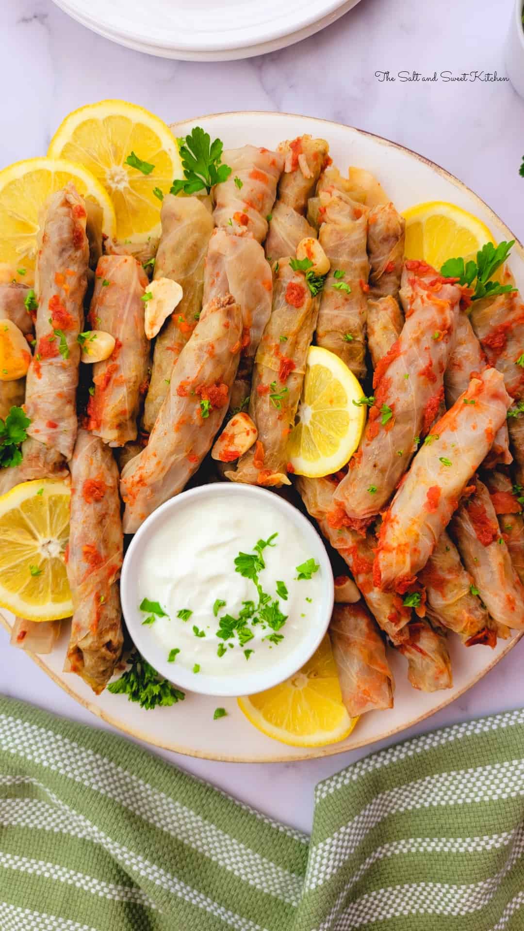 Lebanese Stuffed Cabbage Rolls - Salt & Sweet