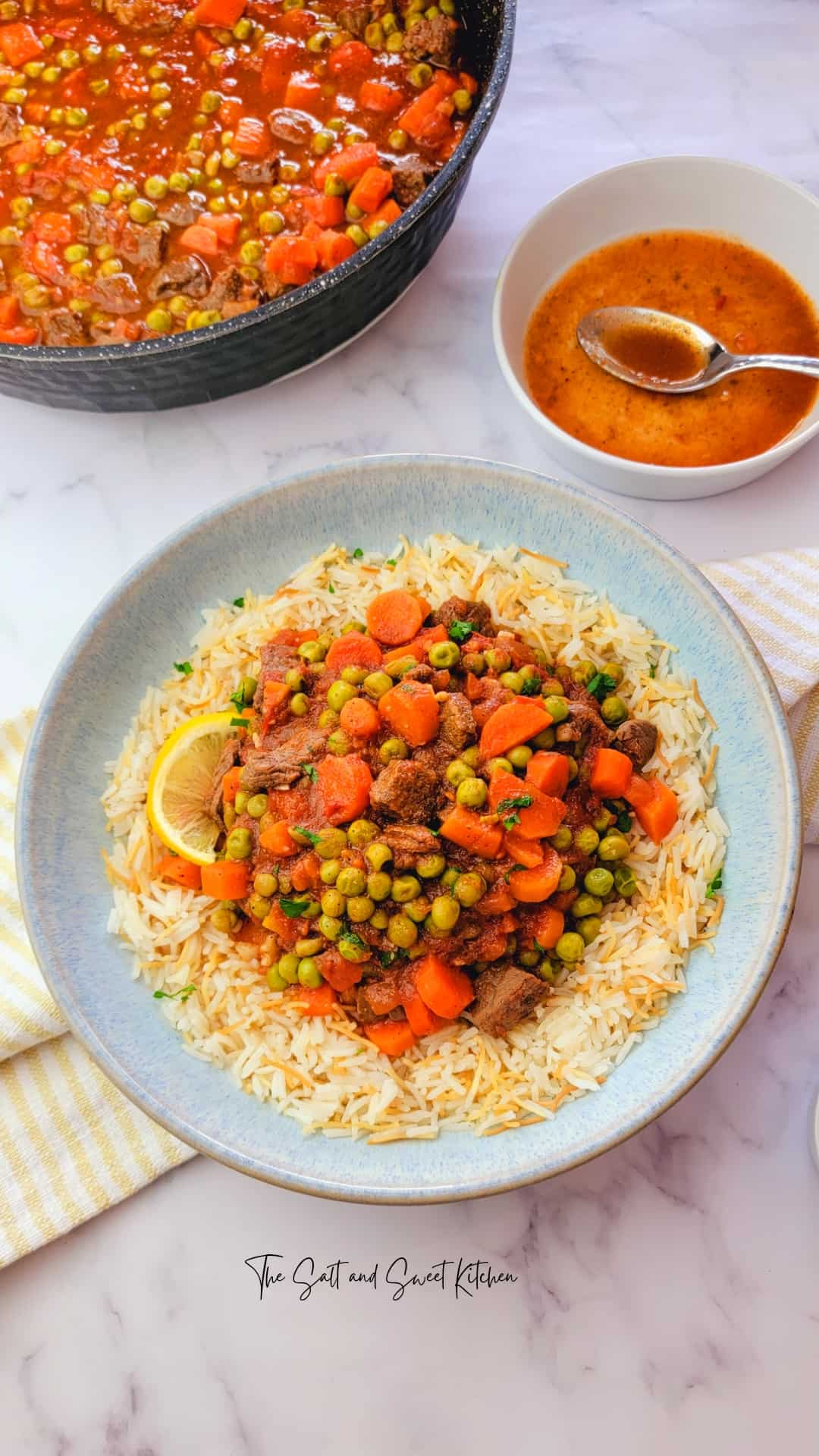 Peas and Carrots Stew- Salt & Sweet