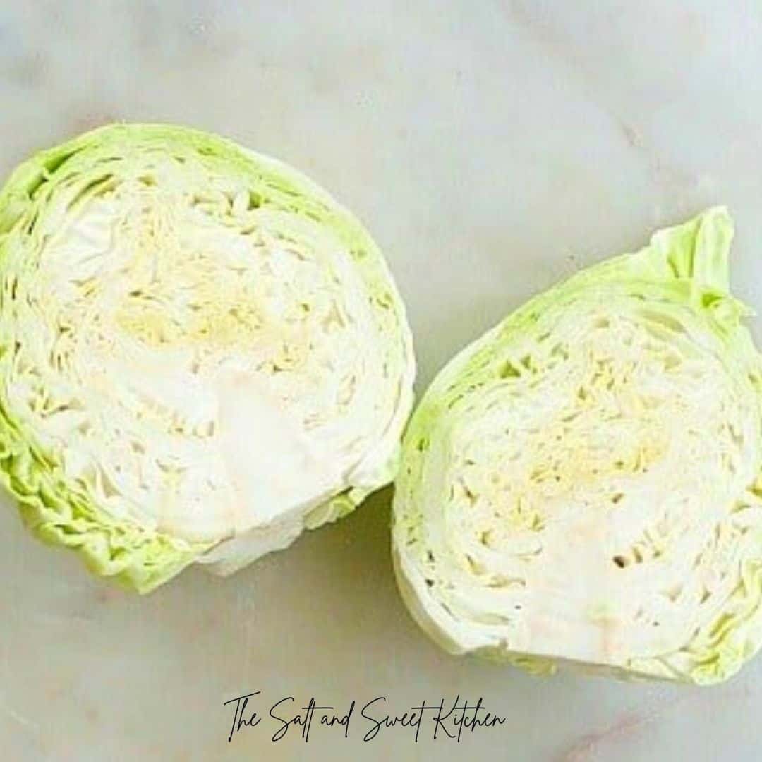 Lebanese Cabbage Salad- The Salt and Sweet Kitchen
