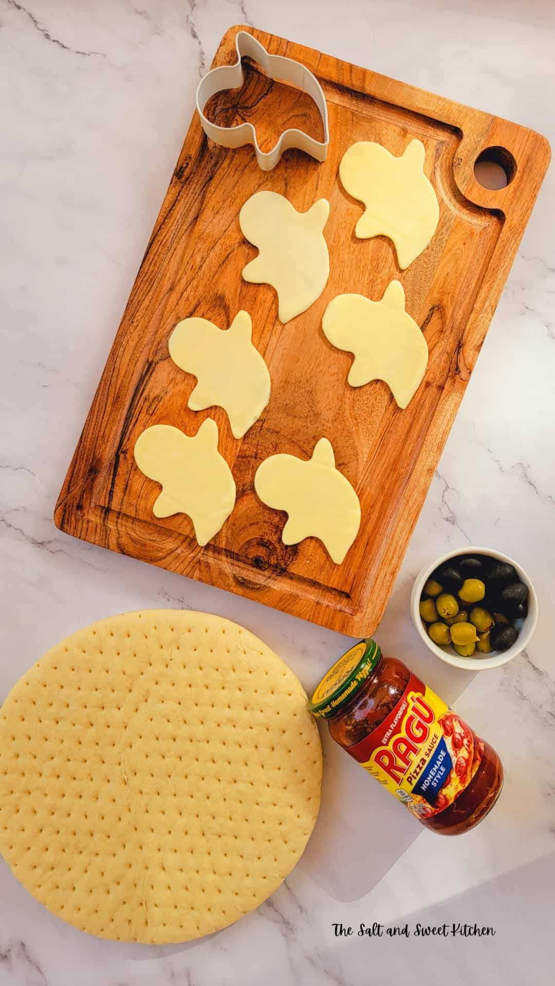 Ghostly Pizza- The Salt and Sweet Kitchen
