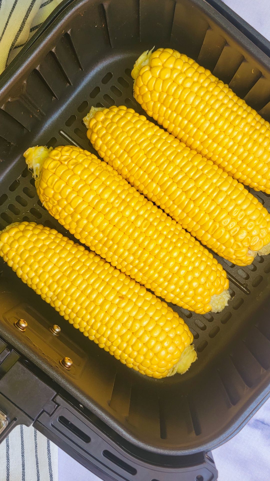 Air Fryer Corn on the Cob- Salt & Sweet
